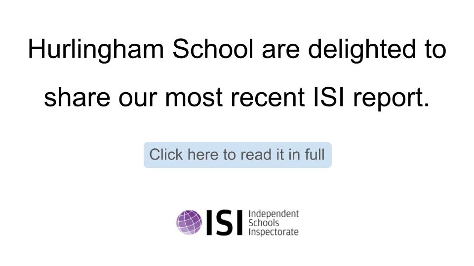 Hurlingham School: Prep School and Nursery in London